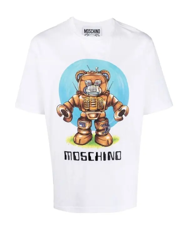 Moschino Robotic Teddy Print T-shirt
