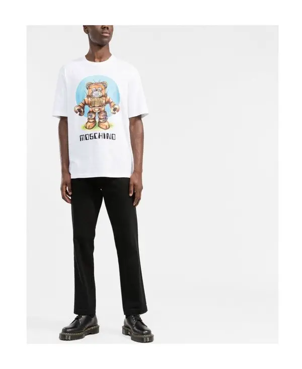 Moschino Robotic Teddy Print T-shirt
