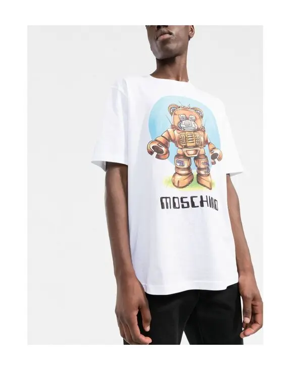 Moschino Robotic Teddy Print T-shirt