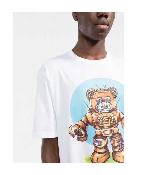 Moschino Robotic Teddy Print T-shirt