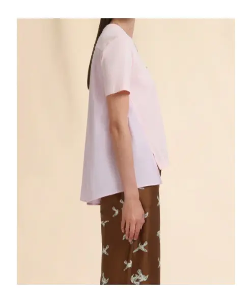Marni Hand-stitched Logo T-shirt - Pink