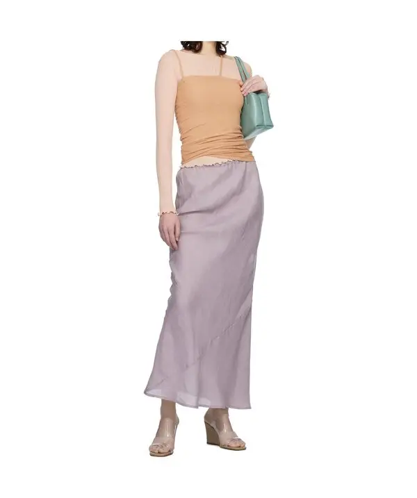 BASERANGE Patchwork Midi Skirt