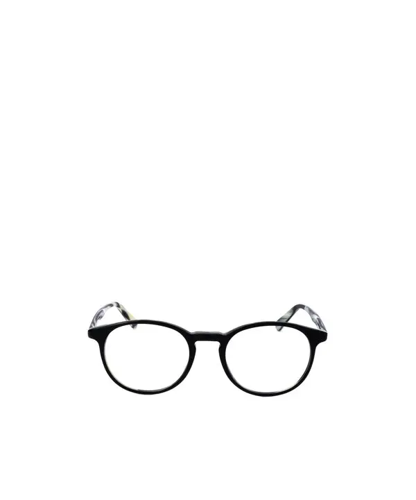 Moncler Round Frame Glasses - Black