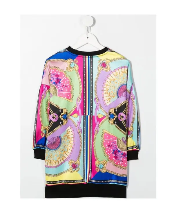 Versace Balloon-sleeve Sweater Dress