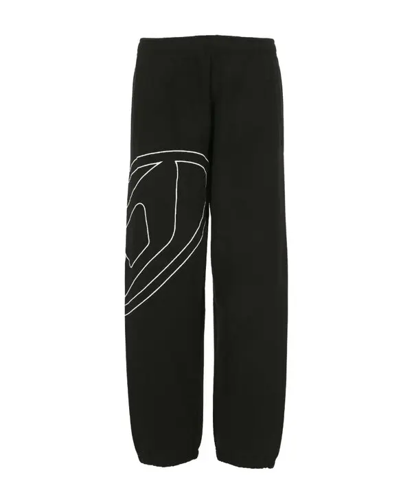 DIESEL® Oval-d Logo Embroidered Track Pants
