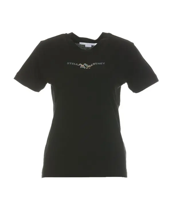 Stella McCartney Logo Printed Crewneck T-shirt