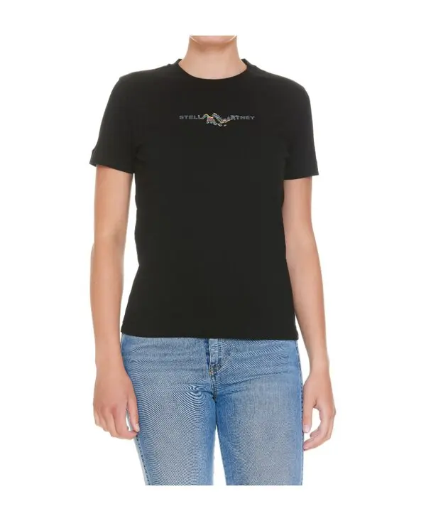 Stella McCartney Logo Printed Crewneck T-shirt