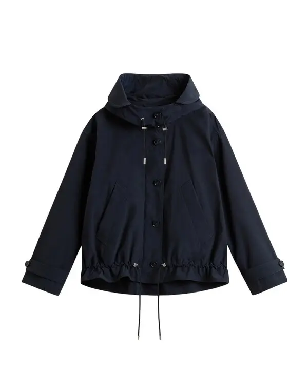 Woolrich Short Urban Touch Parka - Melton Blue