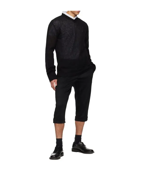 RIER Ribbed Knit V-neck Sweater