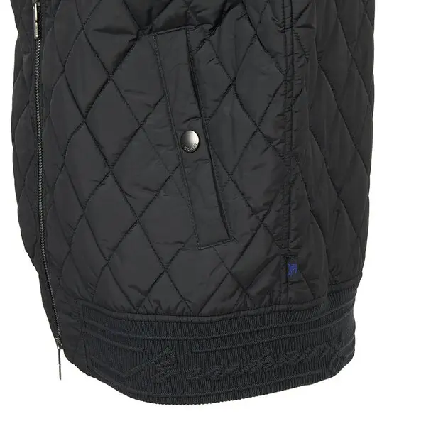 Burberry Quilted Zip-up Jacket - Black