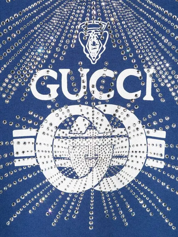 Gucci Embellished Logo Sweatshirt