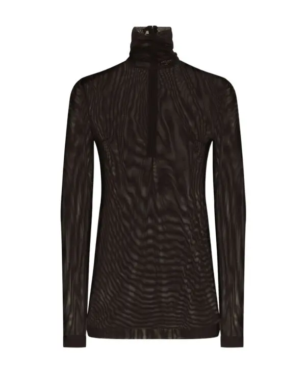 Dolce & Gabbana Sheer Long-sleeved Top