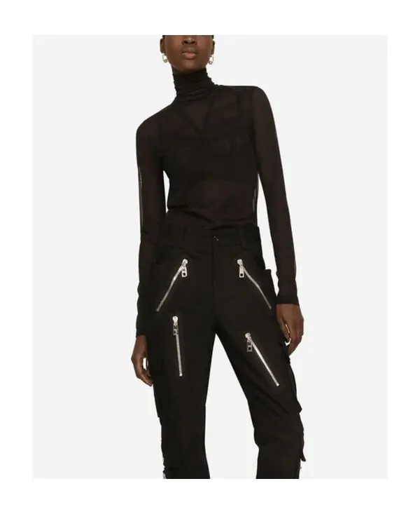 Dolce & Gabbana Sheer Long-sleeved Top