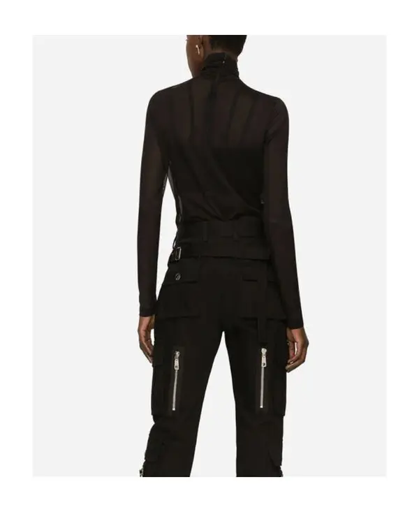 Dolce & Gabbana Sheer Long-sleeved Top