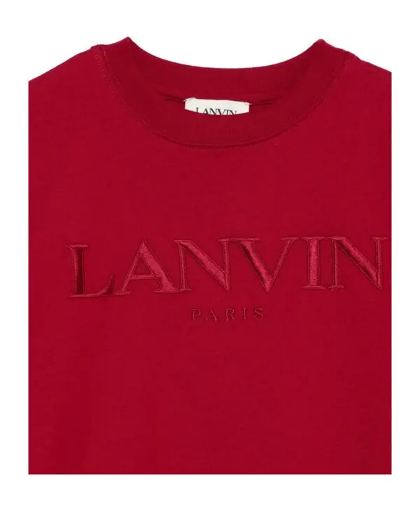 LANVIN Embroidered Logo T-shirt