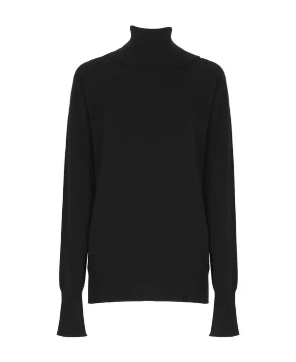 JIL SANDER Cashmere Roll-neck Jumper - Black
