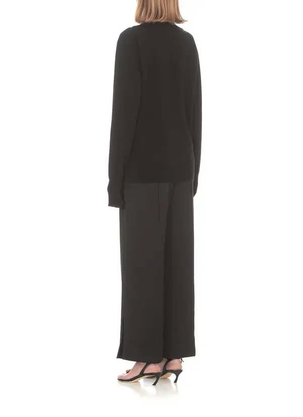 JIL SANDER Cashmere Roll-neck Jumper - Black