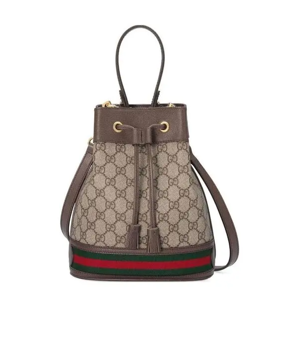 Gucci Ophidia Small Bucket Bag - Beige/ebony