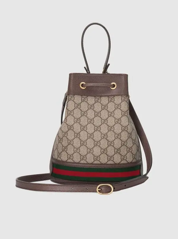 Gucci Ophidia Small Bucket Bag - Beige/ebony