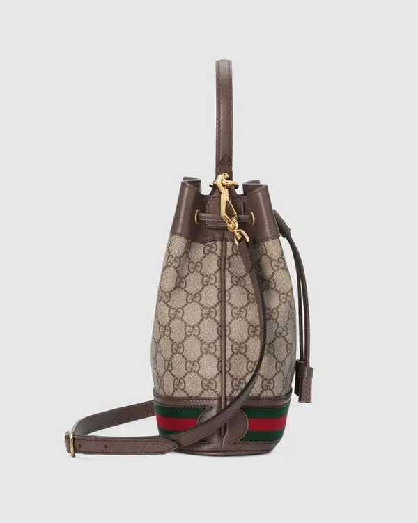 Gucci Ophidia Small Bucket Bag - Beige/ebony