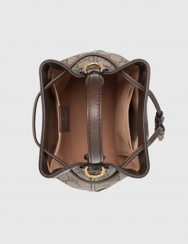 Gucci Ophidia Small Bucket Bag - Beige/ebony