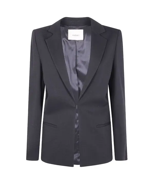 TWINSET Single-breasted Blazer With Notched Lapel