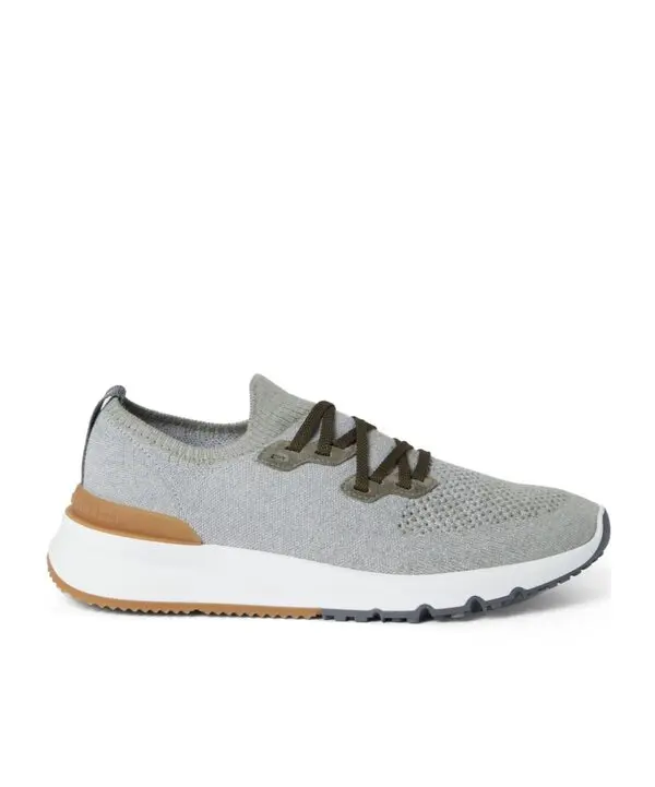 Brunello Cucinelli Knitted Low-top Sneakers