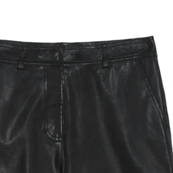 Max Mara Leather Shorts