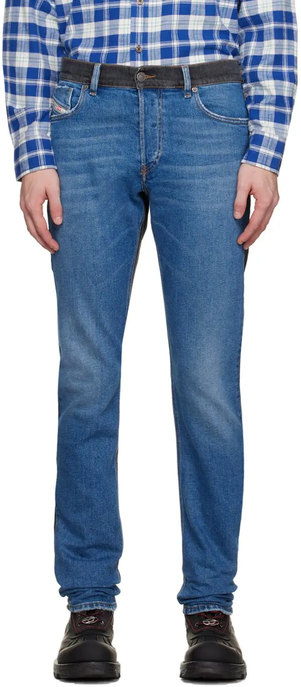 DIESEL® 1995 D-sark Mid-rise Straight-leg Jeans - Blue