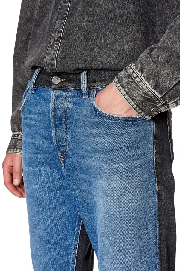 DIESEL® 1995 D-sark Mid-rise Straight-leg Jeans - Blue