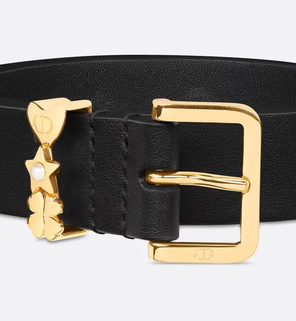 Dior Lucky Loop Belt With Cd Buckle And Charms