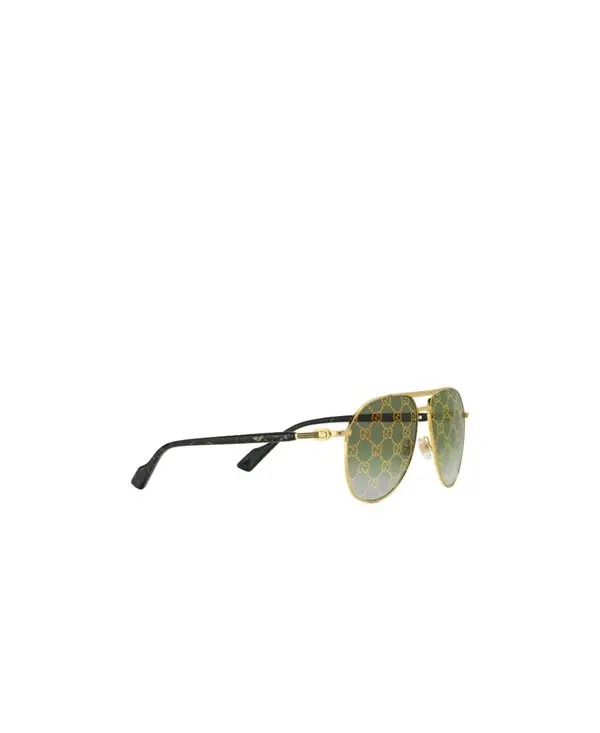 Gucci Aviator Frame Sunglasses