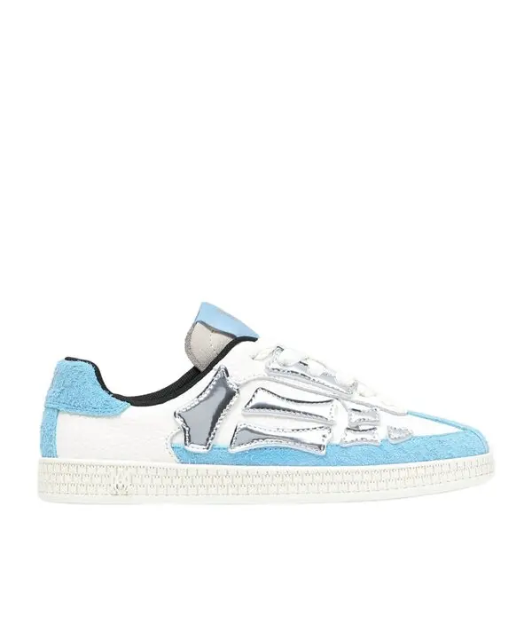 Amiri Appliqué Trainers - Light Blue