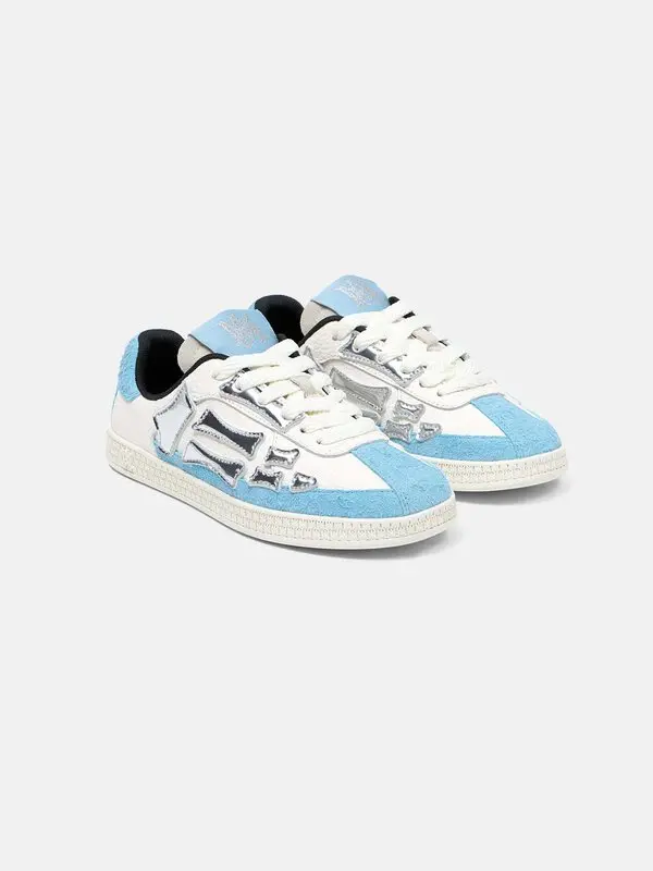 Amiri Appliqué Trainers - Light Blue