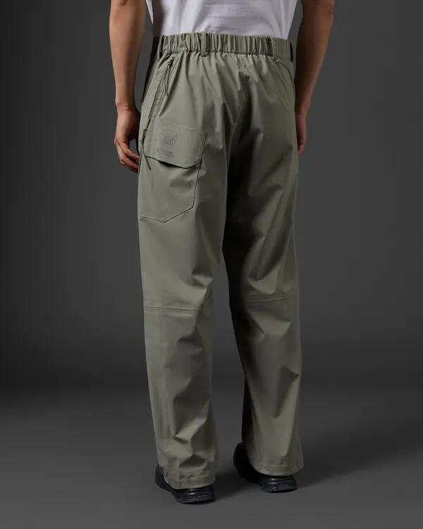 C.P. COMPANY Straight Leg Trousers With Logo Detail