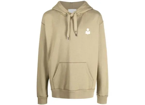 Isabel Marant Étoile Appliqué-logo Drawstring Hoodie - Nude