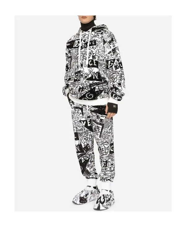 Dolce & Gabbana Graphic-print Track Pants