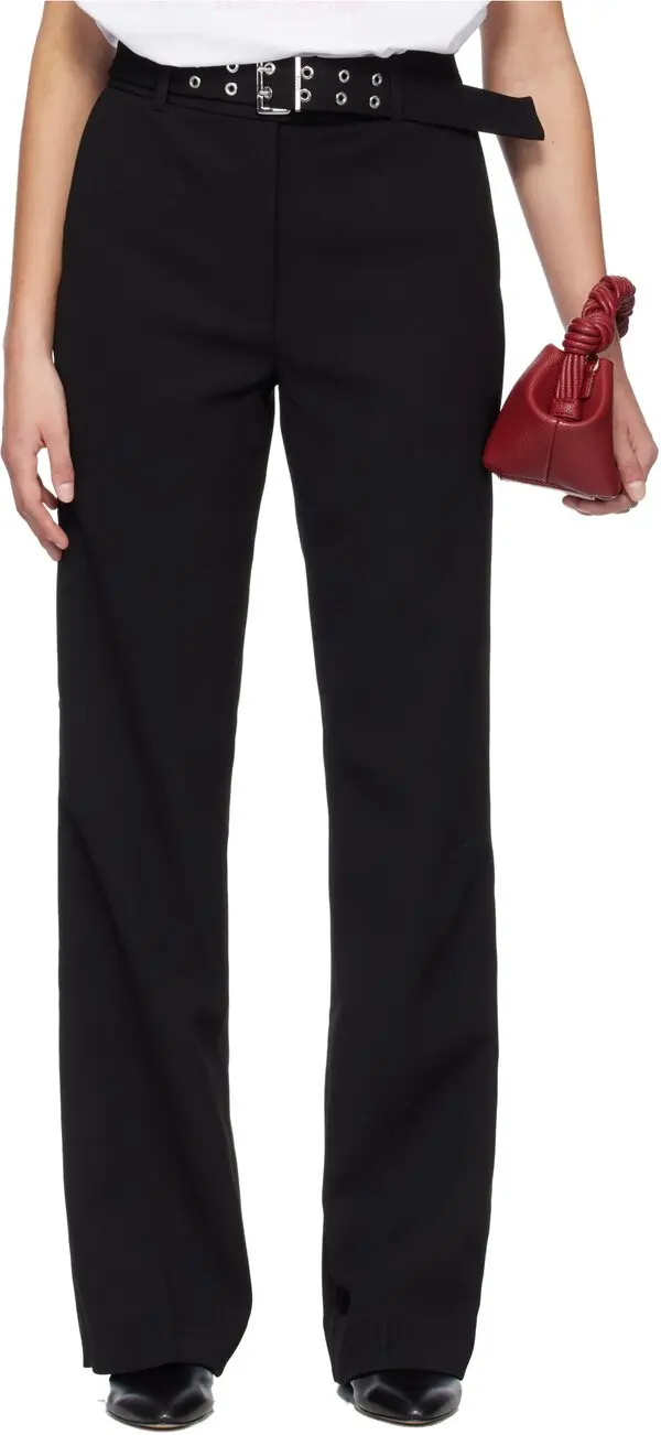 GANNI Belted Trousers