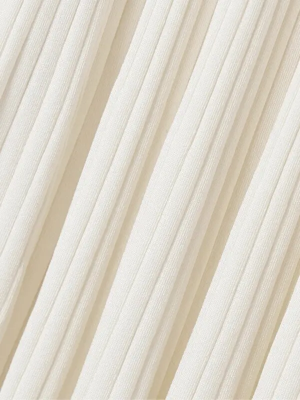 Zimmermann Ribbed Polo Mini Dress