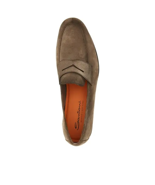 Santoni Carlo Slip-on Loafers - Brown