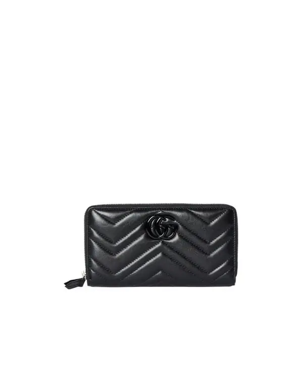 Gucci Gg Marmont Zip Around Wallet
