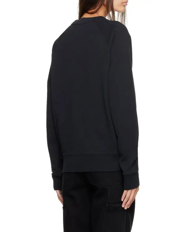 Maison Kitsuné Logo-patch Crew Neck Sweatshirt
