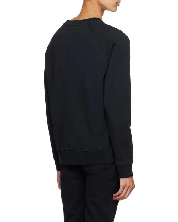 Maison Kitsuné Logo-patch Crew Neck Sweatshirt
