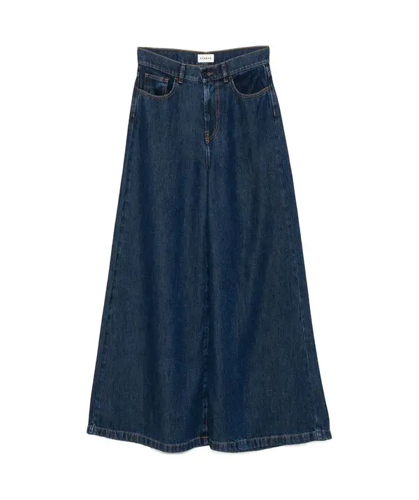 P.a.r.o.s.h Joy Long Denim Skirt