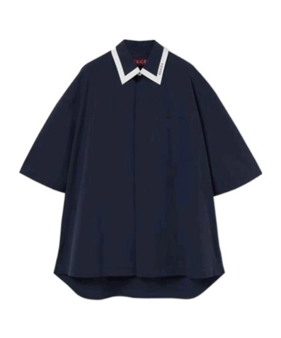 Gucci Collared Detailed Short-sleeved Shirt