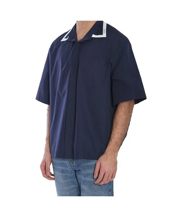 Gucci Collared Detailed Short-sleeved Shirt