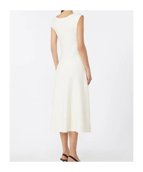 Max Mara Stretch Viscose Calf-length Dress