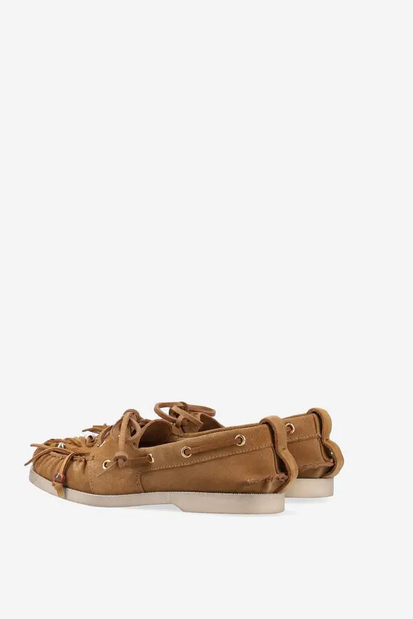 GOLDEN GOOSE Cruise Fringed Loafers - Brown