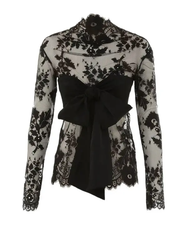 Zimmermann Lace Corset Bodice With Bow Detail
