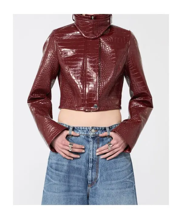 Sportmax Sultano Cropped Jacket - Brown